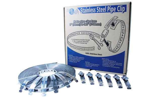 STAINLESS STEEL PIPE CLIP — Spilldoc Singapore