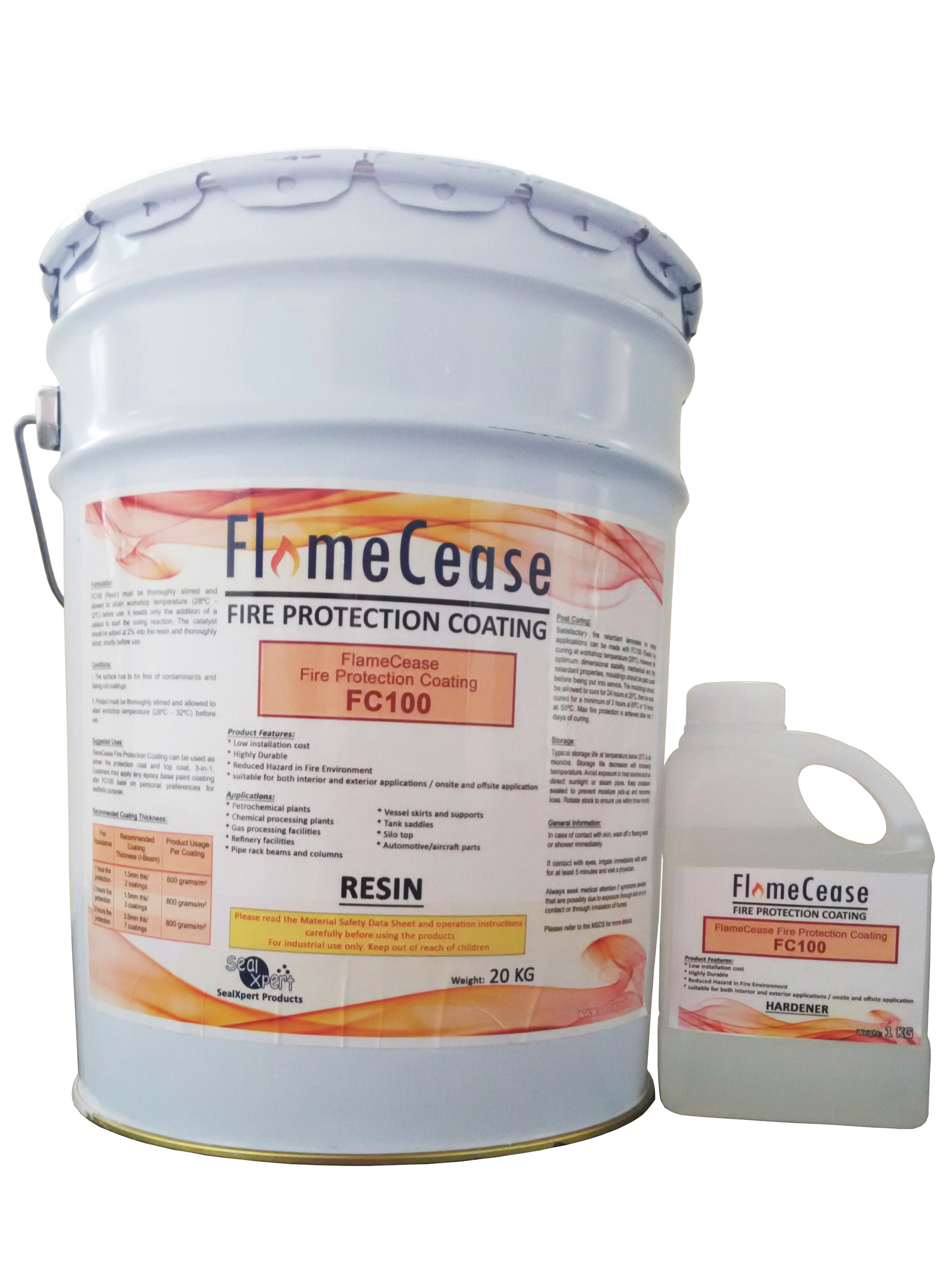 FLAMECEASE FC100 FIRE PROTECTION COATING — Spilldoc Singapore