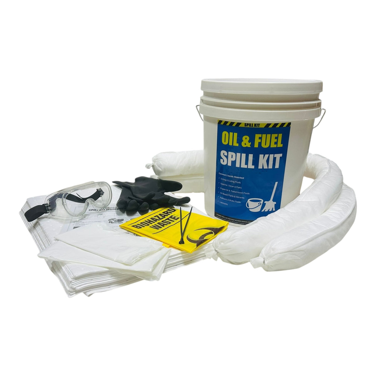 Spilldoc 20 Litre Oil Spill Kit Bucket — Spilldoc Singapore