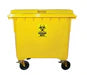 LARGE LOCKABLE BIOHAZARD WASTE CONTAINER WITH 4 WHEELS 660L — Spilldoc ...