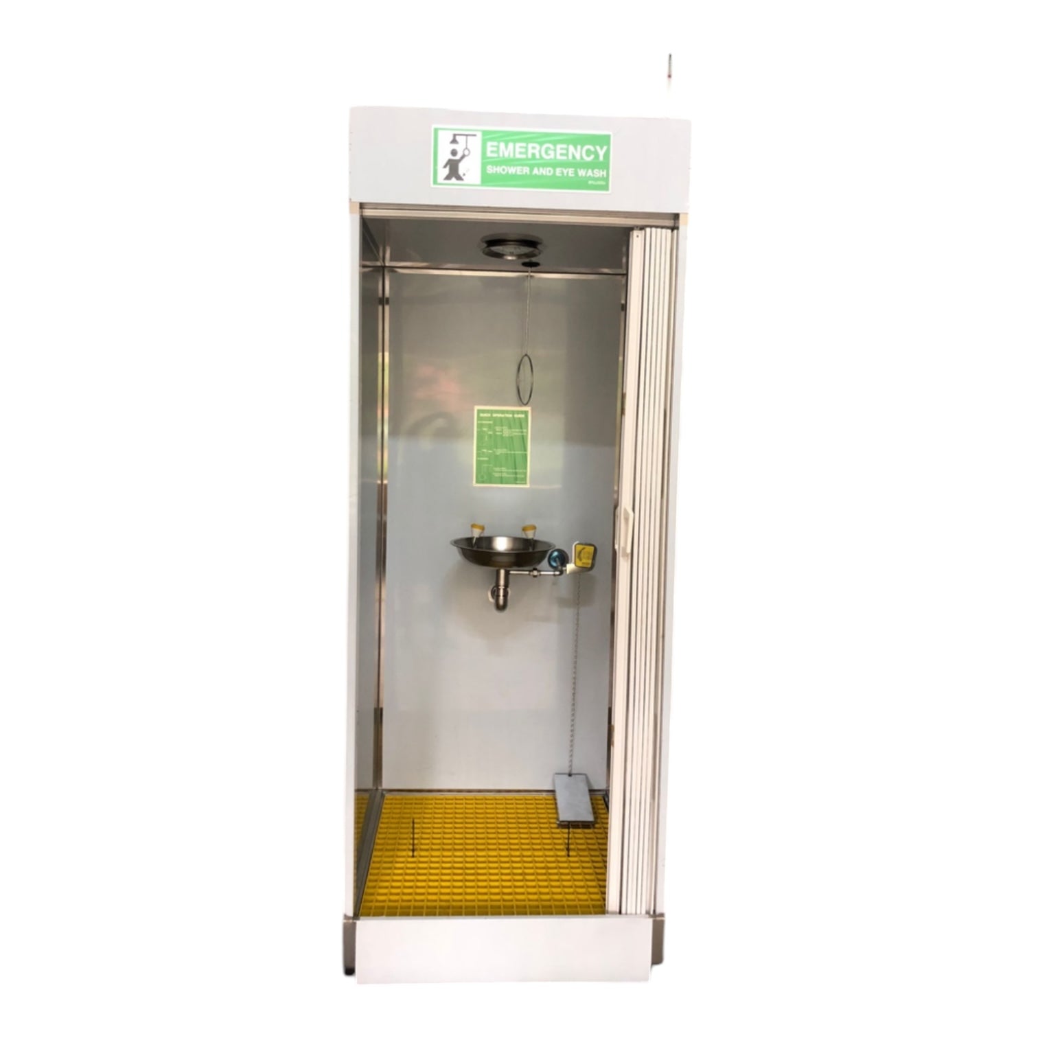 Spilldoc Enclosed Booth Safety Shower & Eyewash Station SDEBR1SE304 — Spilldoc Singapore