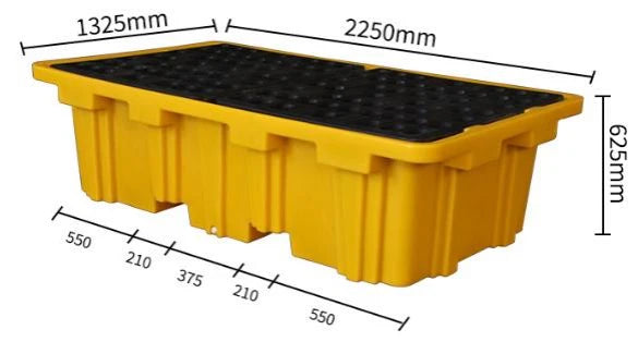 Spilldoc® Double IBC Spill Pallet SDIBC02HP — Spilldoc Singapore