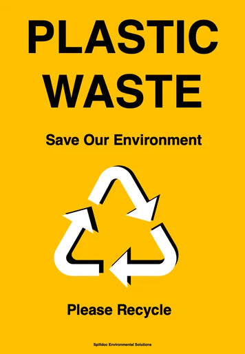 Plastic Waste Sign — Spilldoc Singapore