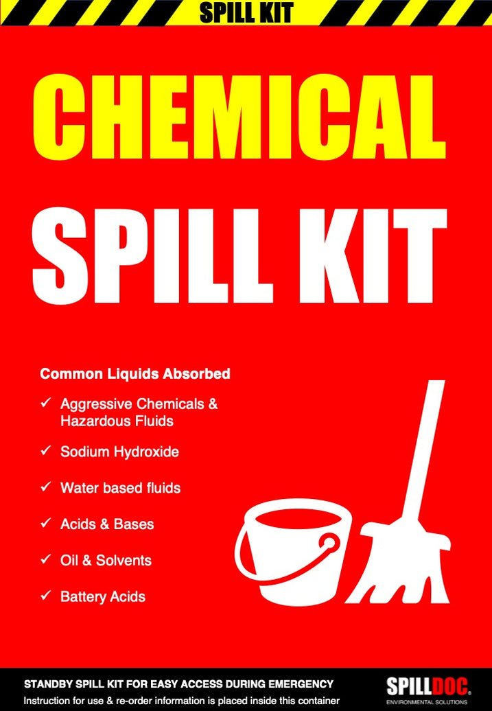 Chemical Spill Kit Sign — Spilldoc Singapore
