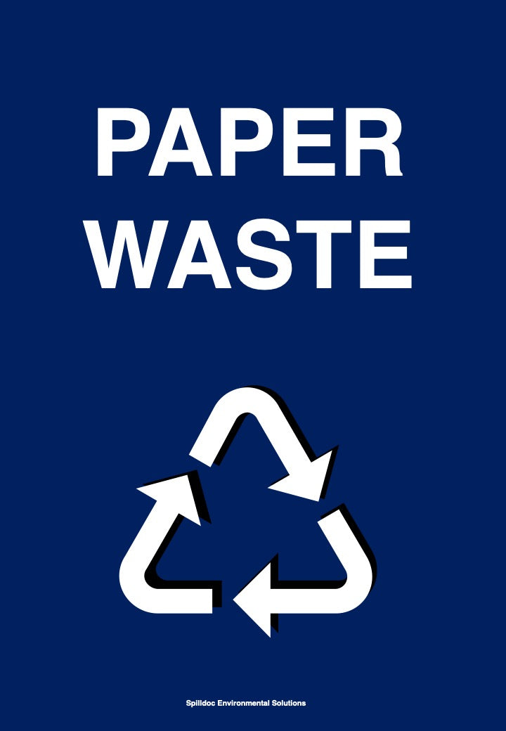 Paper Waste Sign — Spilldoc Singapore