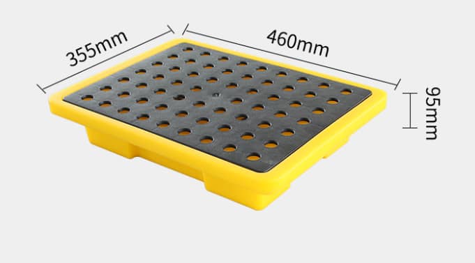 SPILLDOC SPILL TRAY WITH REMOVABLE GRATES SDST001 — Spilldoc Singapore